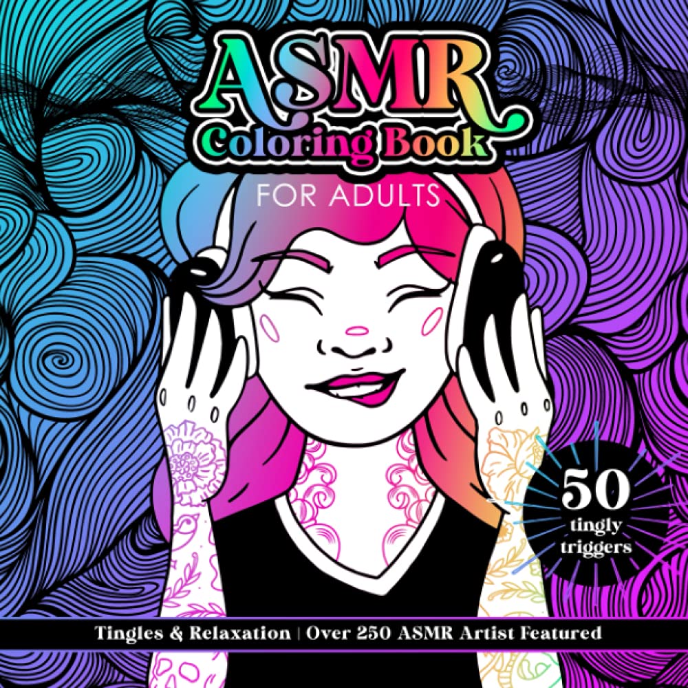 Amazon.com: ASMR Coloring Book for Adults | 50 Tingly Triggers ...