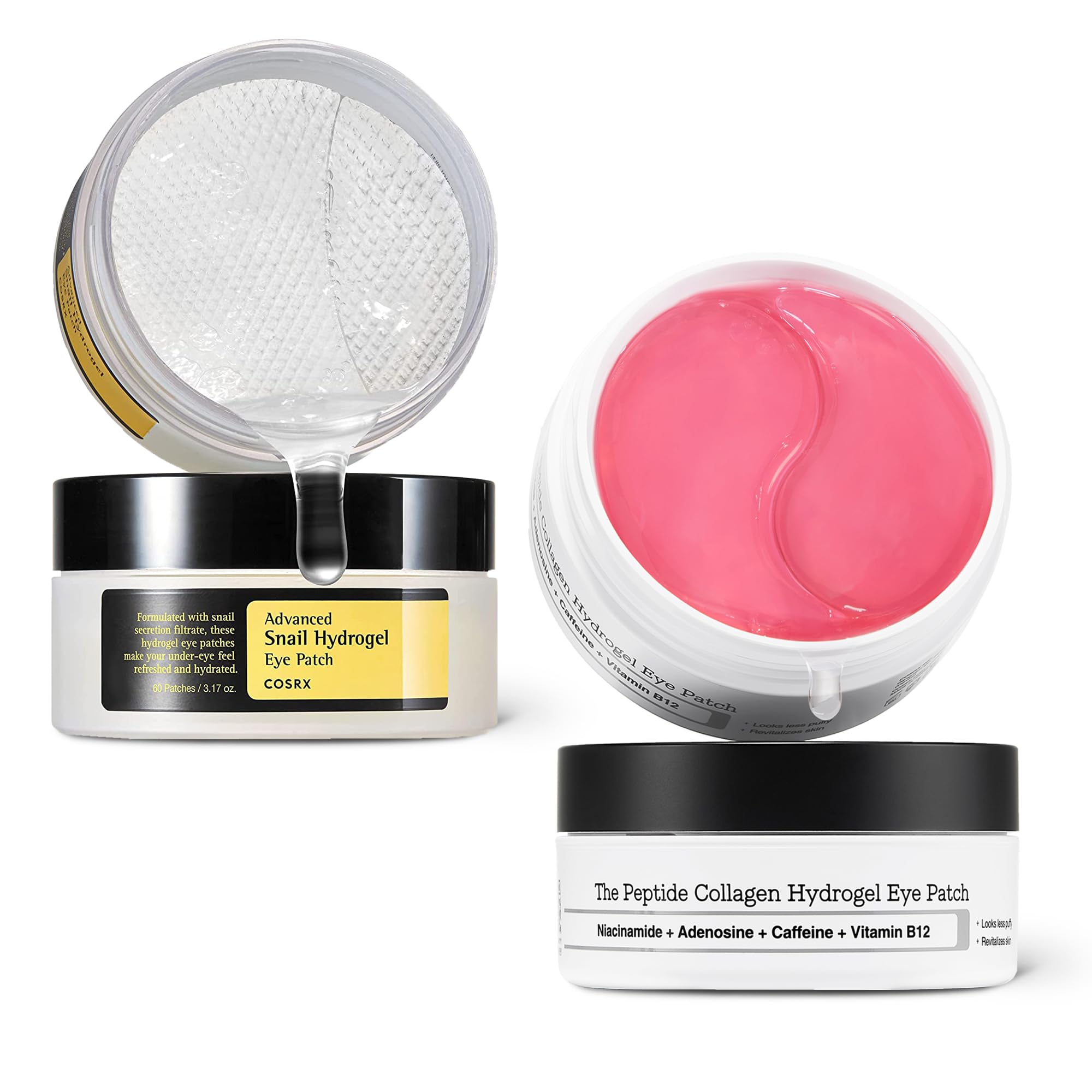 Amazon.com : COSRX Advanced Snail Mucin Hydrogel Eye Patch + Peptide ...