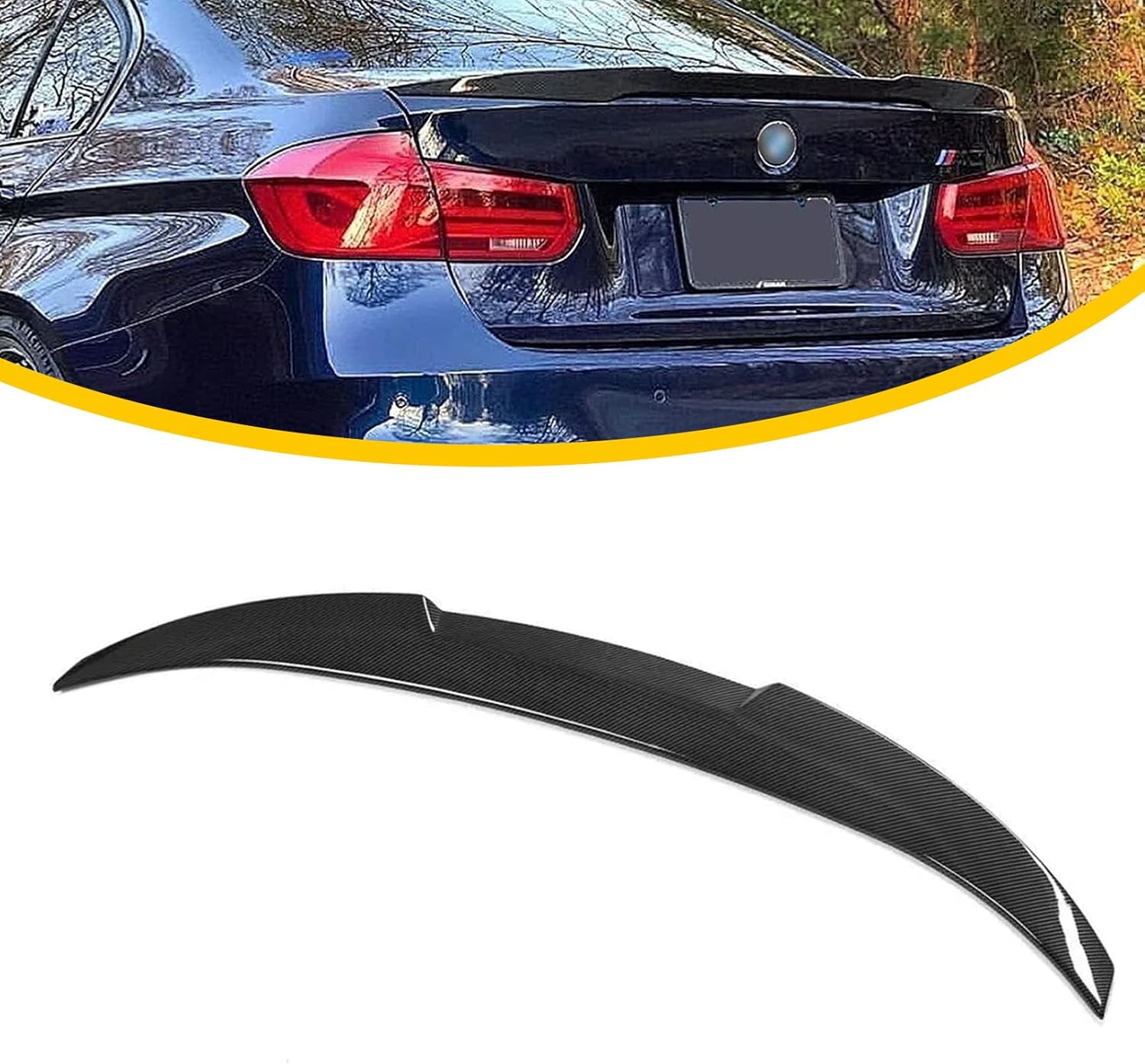 Amazon.com: JHRISE Rear Spoiler Wing for 2012-2018 BMW F30 3 Series ...