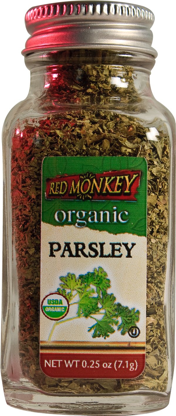 Amazon.com : Red Monkey Organic Parsley, 0.2-Ounce Net Wt. Bottles ...
