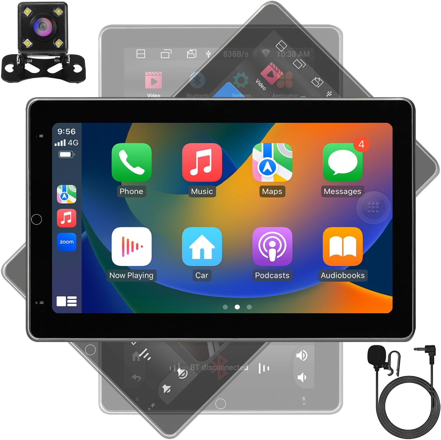 Amazon.com: 9inch 2+32GB IPS Full Touch Screen Android Car Radio Audio ...