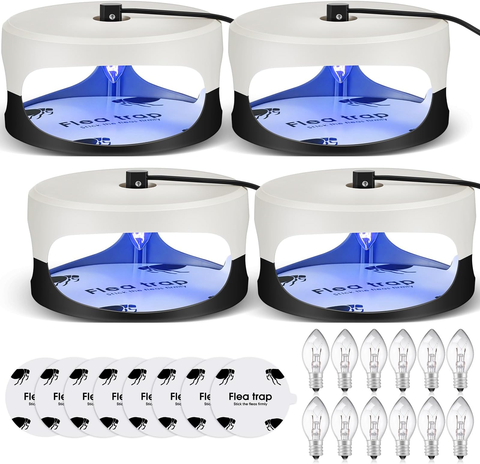 Amazon.com : Flea Traps for Inside Your Home, Sticky Bed Bug Flea Traps ...