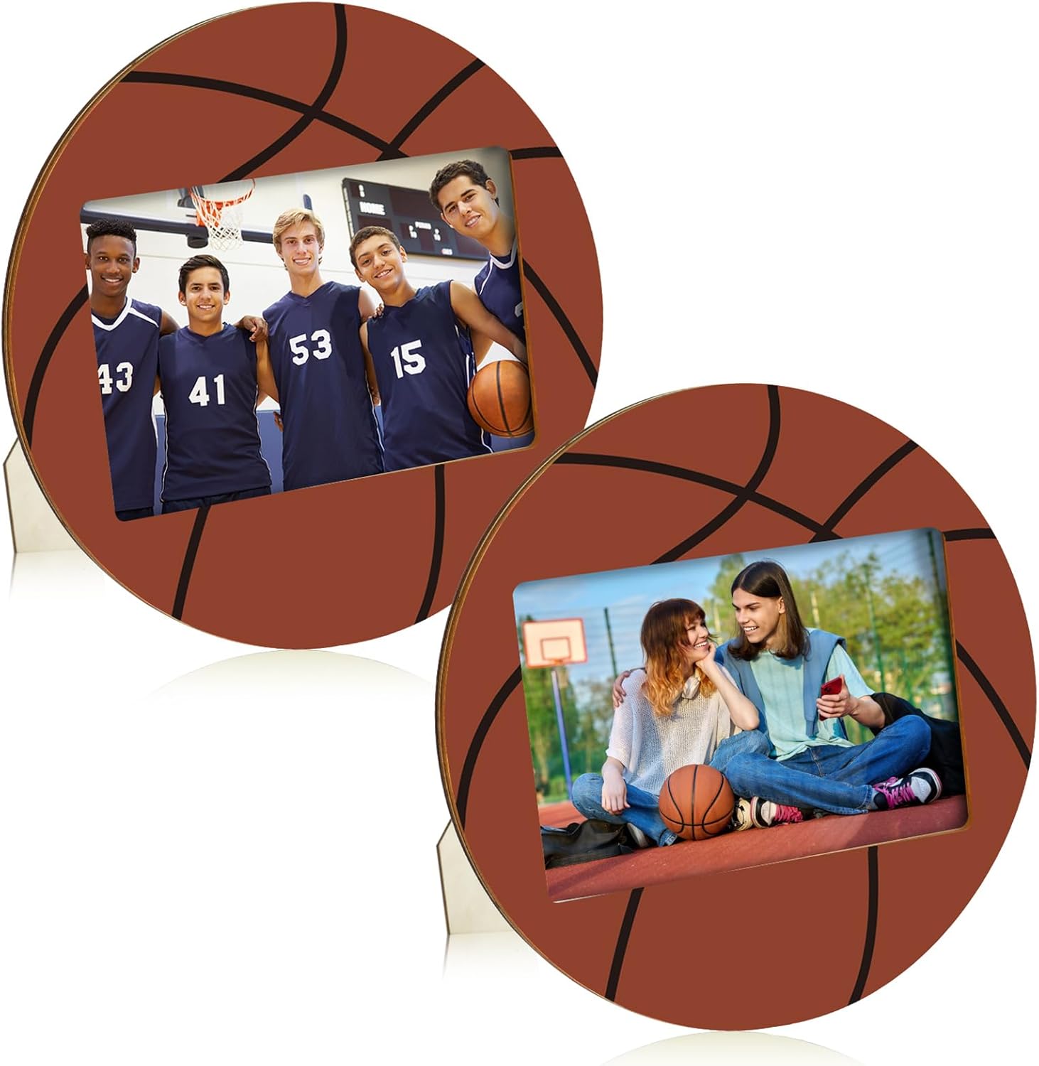 Amazon.com - clothmile 2 Pieces Basketball Picture Frame 4x6 Sport ...