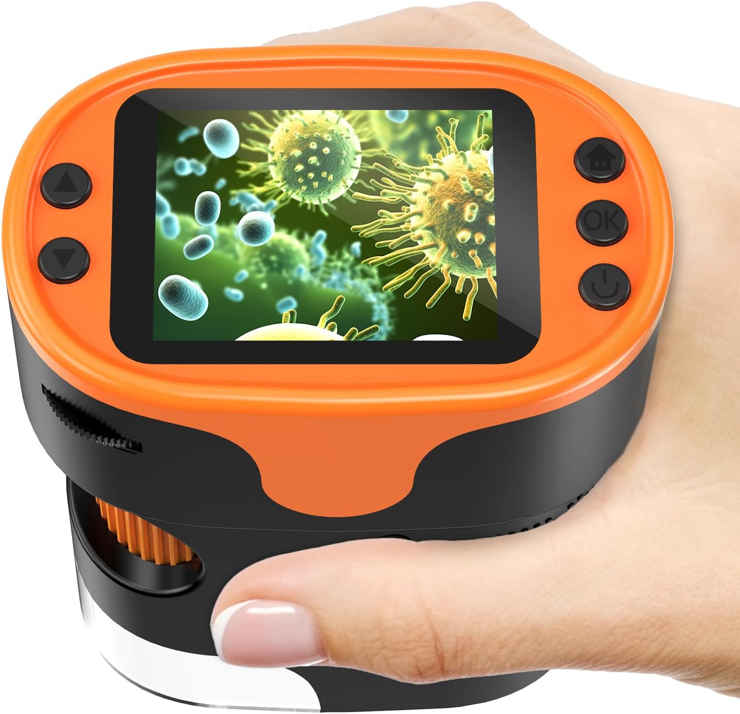 Amazon.com: 1000X Handheld Microscope for Kids 4K 2.0" Screen ...