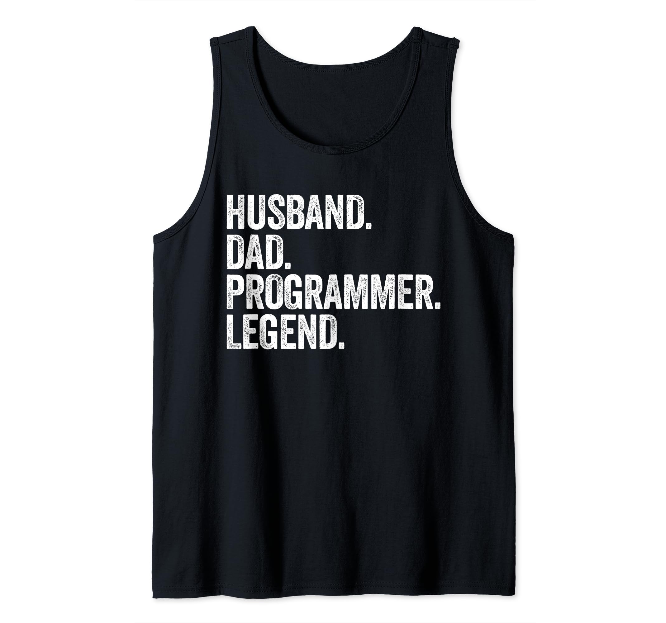 Amazon.com: Husband Dad Programmer Funny Coding Software Computer Tank ...
