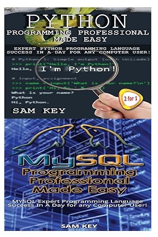 Amazon | Python Programming Professional Made Easy & MYSQL Programming Professional Made Easy ...