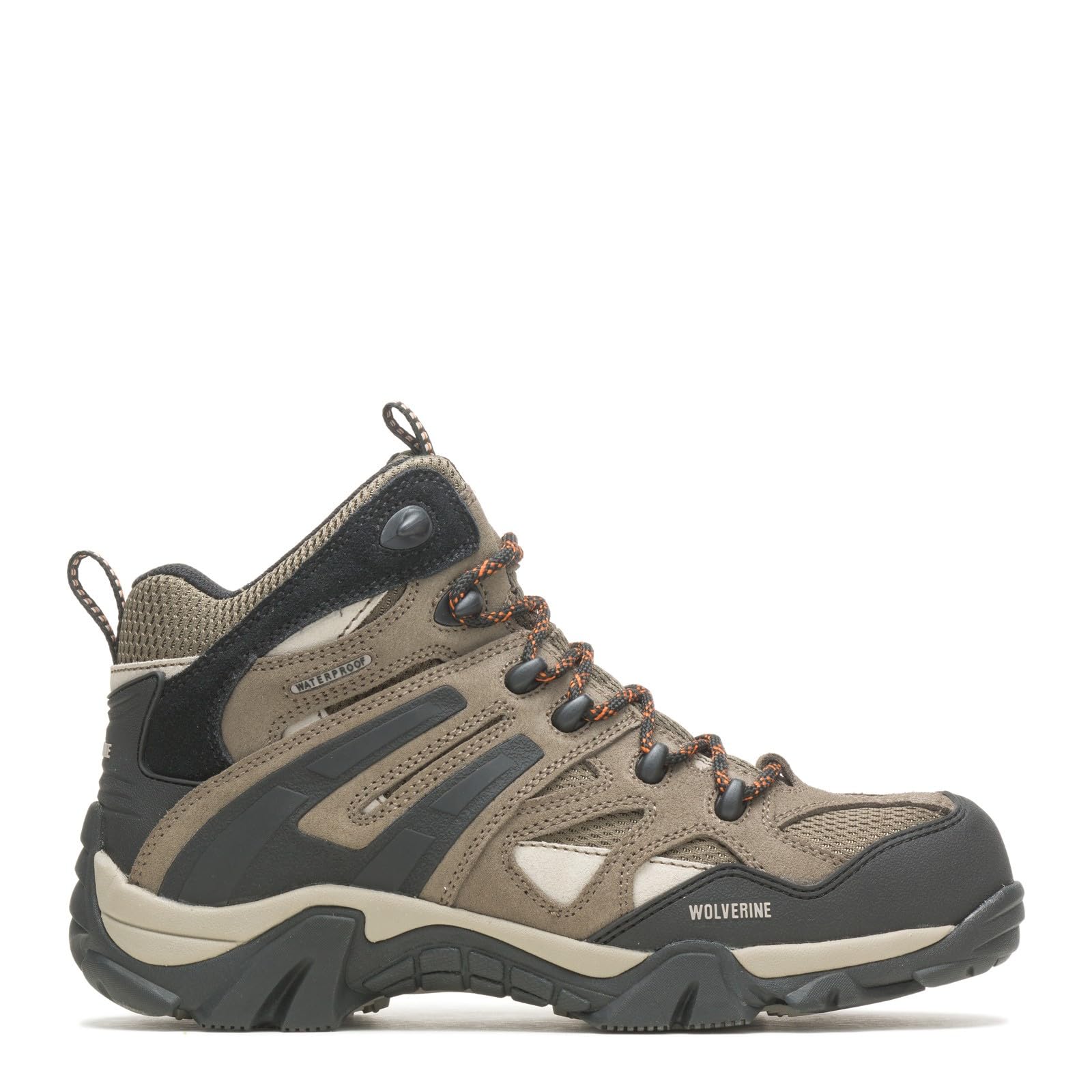 Snapklik.com : Wolverine Mens Wilderness Waterproof Mid Hiker Hiking Boot