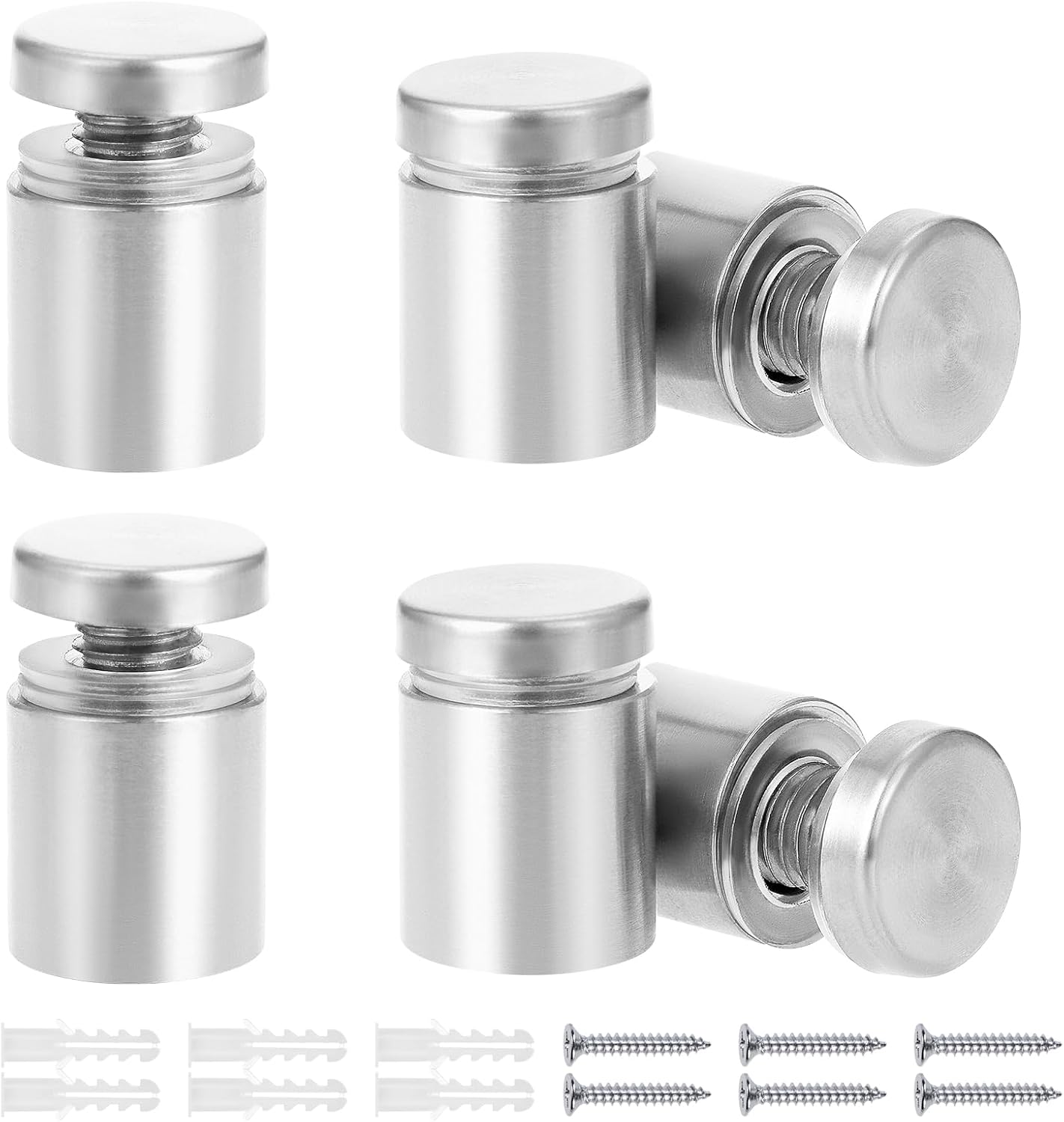 HSEAMALL Standoff Fixings ,Stainless Steel Sign Standoff Screws ,Wall ...
