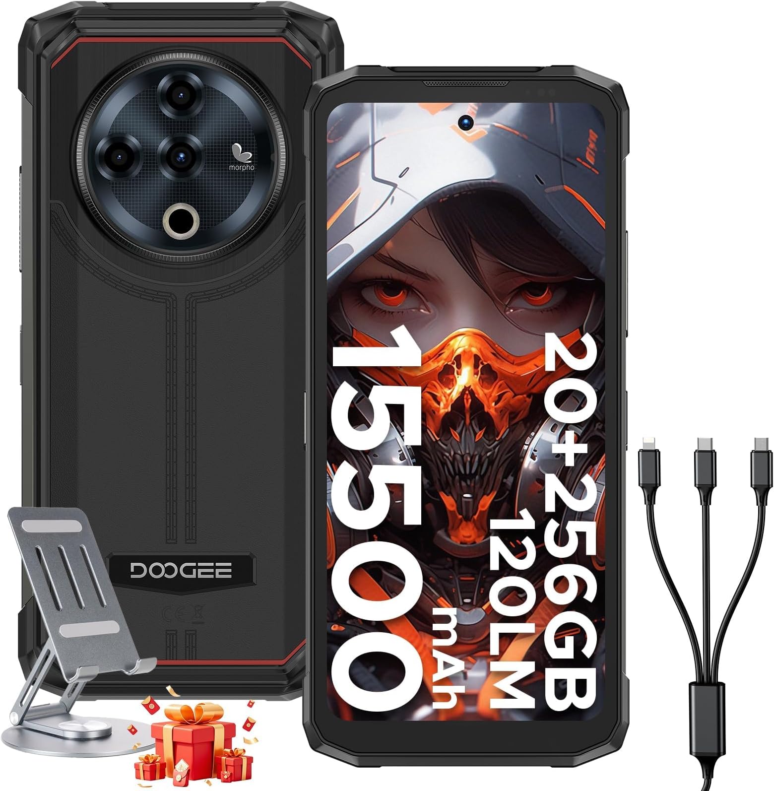 Amazon.com: DOOGEE S100 Pro 5G Rugged Smartphone, 20GB+256GB, 66W ...