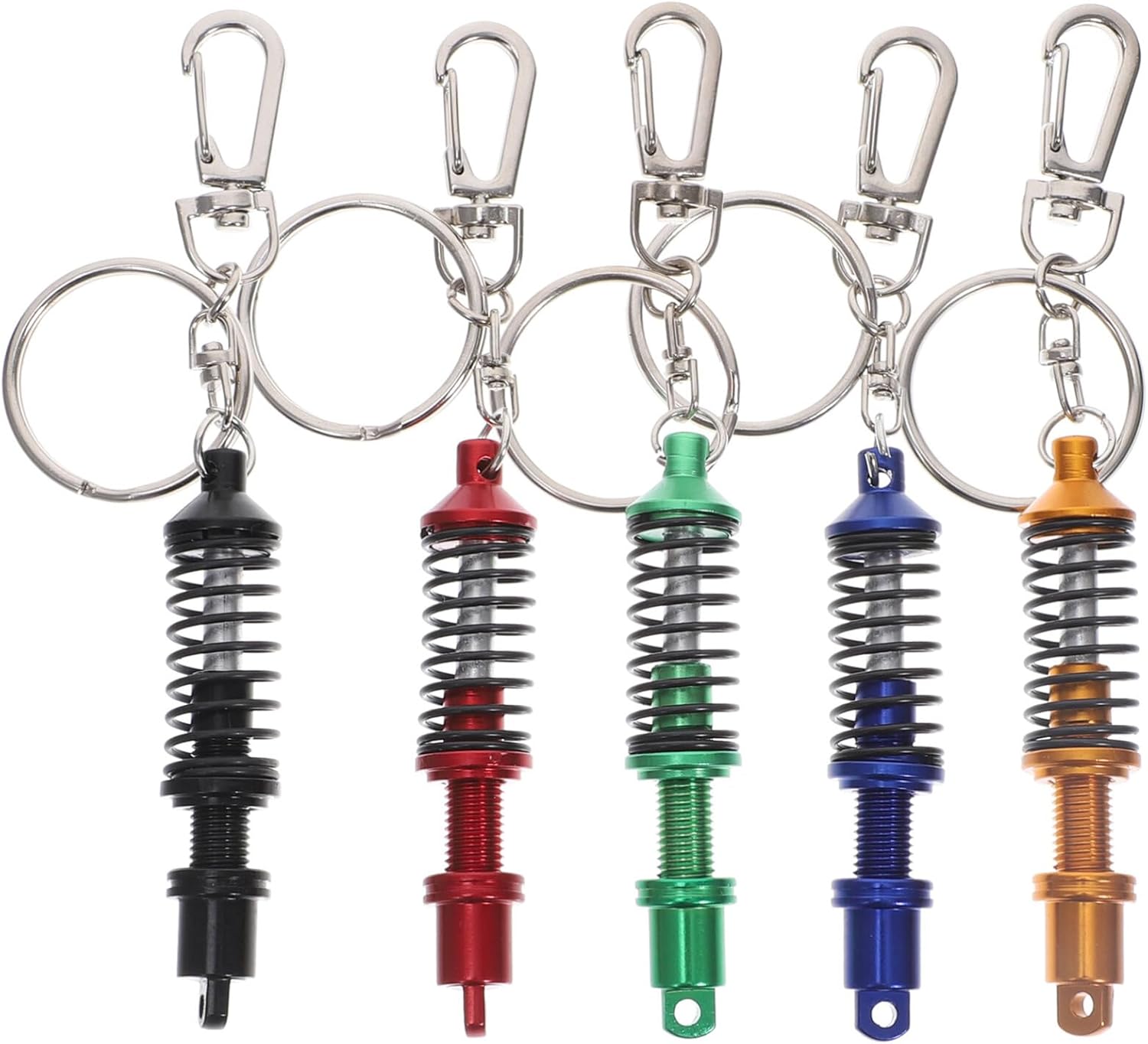 Amazon.com: PACKOVE 5pcs Shock Absorber Keychain Car Parts Keychain Car ...