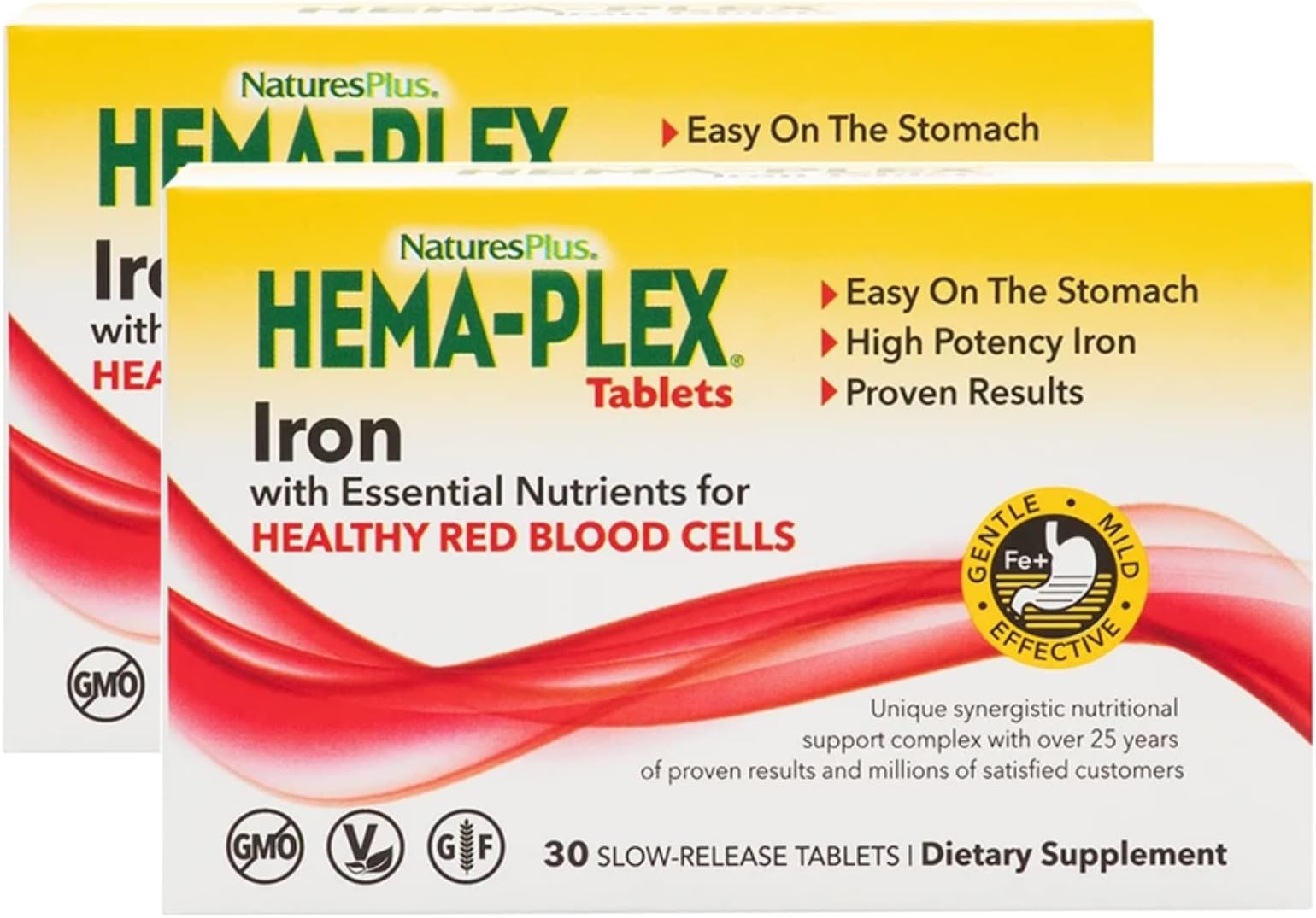 Amazon.com: NaturesPlus Hema-Plex Iron - 60 Fast-Acting Capsules - 85 ...