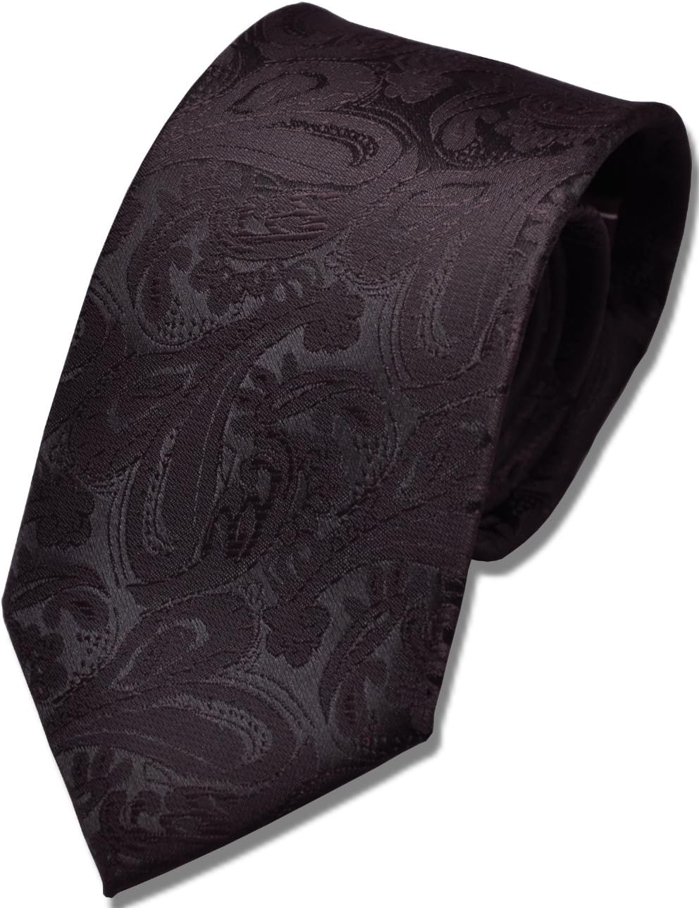 Amazon | レーシー55 RACY55ペイズリー柄ネクタイ 大剣幅約8cm (ダークブラウン) | 服＆ファッション小物 通販