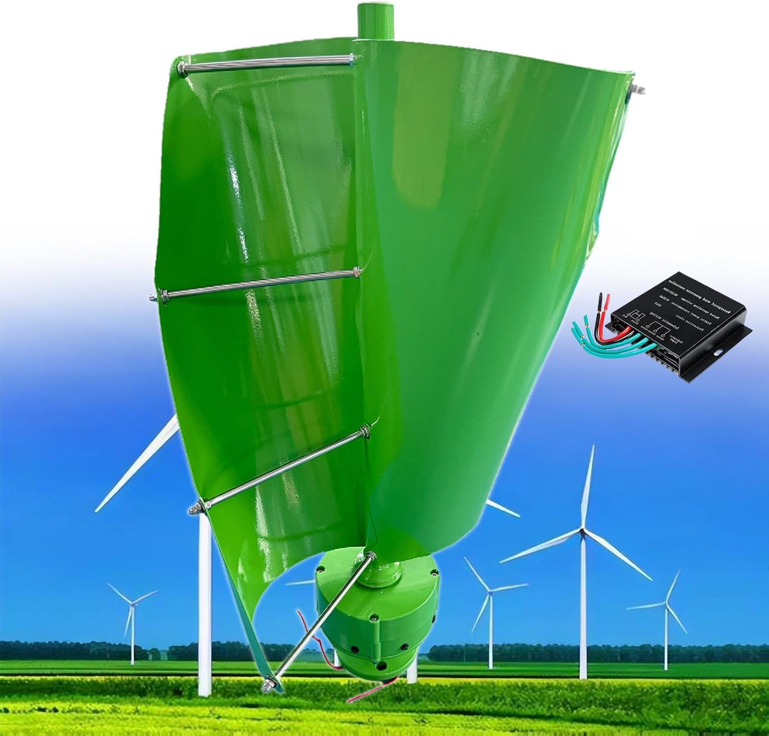 Amazon.com: Fablestoryem 12000W Wind Turbine, 12V 24V 48V Helical ...
