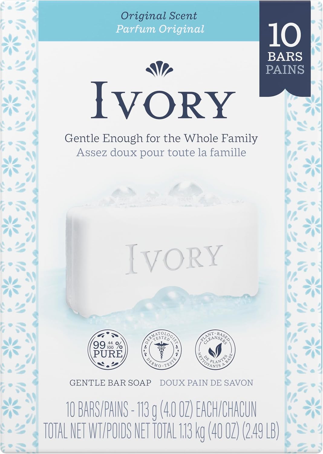 IVORY SOAP BATH BAR SMPLY IVRY 10X4 OZ : Amazon.ca: Beauty & Personal Care