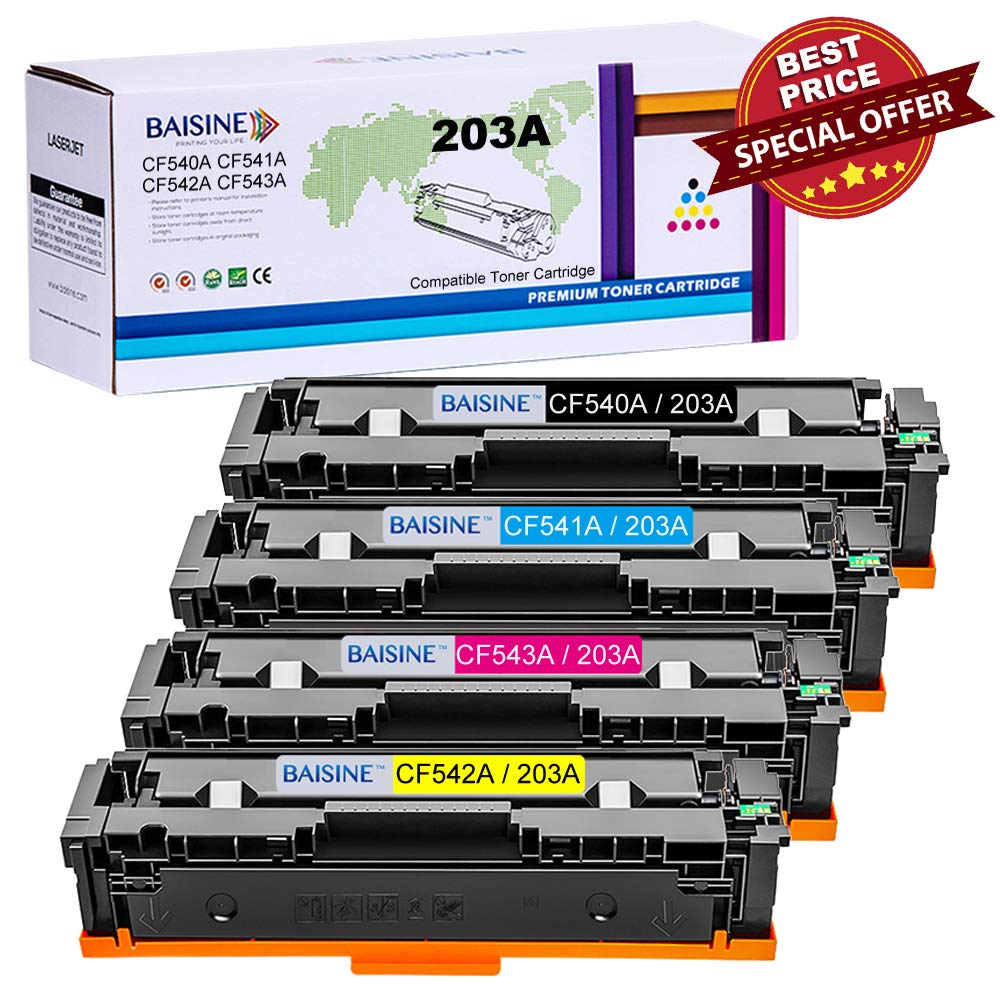 Baisine 4 Pack Compatible Hp Color Laserjet Mfp M281fdw Toner ...