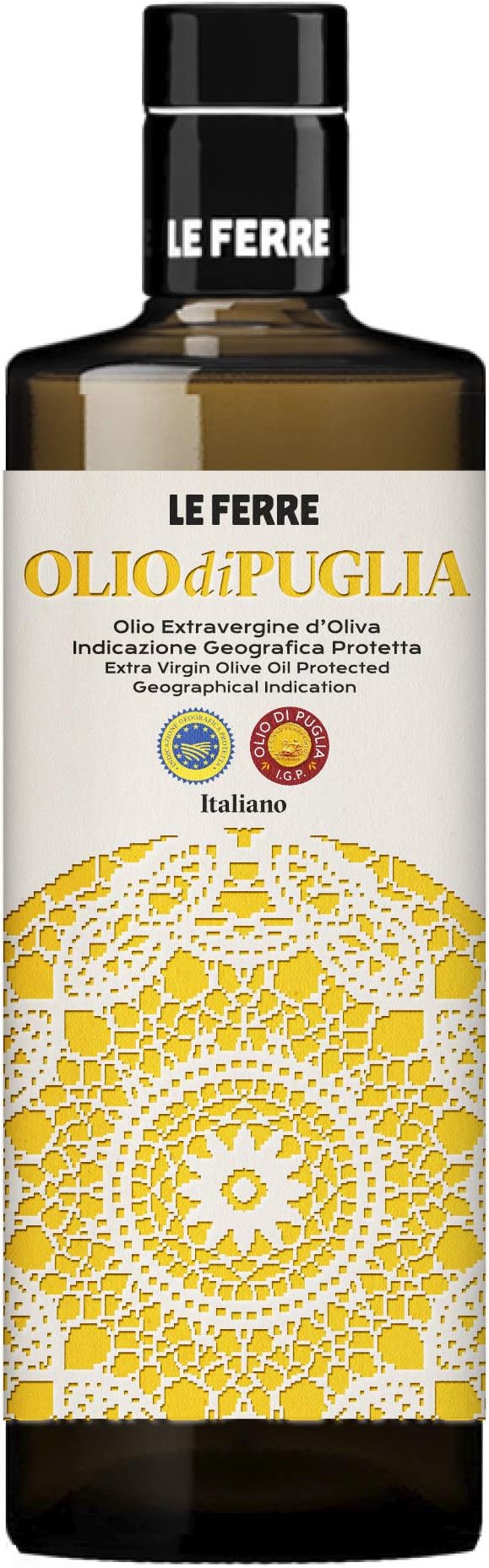 Amazon.com : Le Ferre Olio di Puglia IGP Extra Virgin Olive Oil, 500 ml ...
