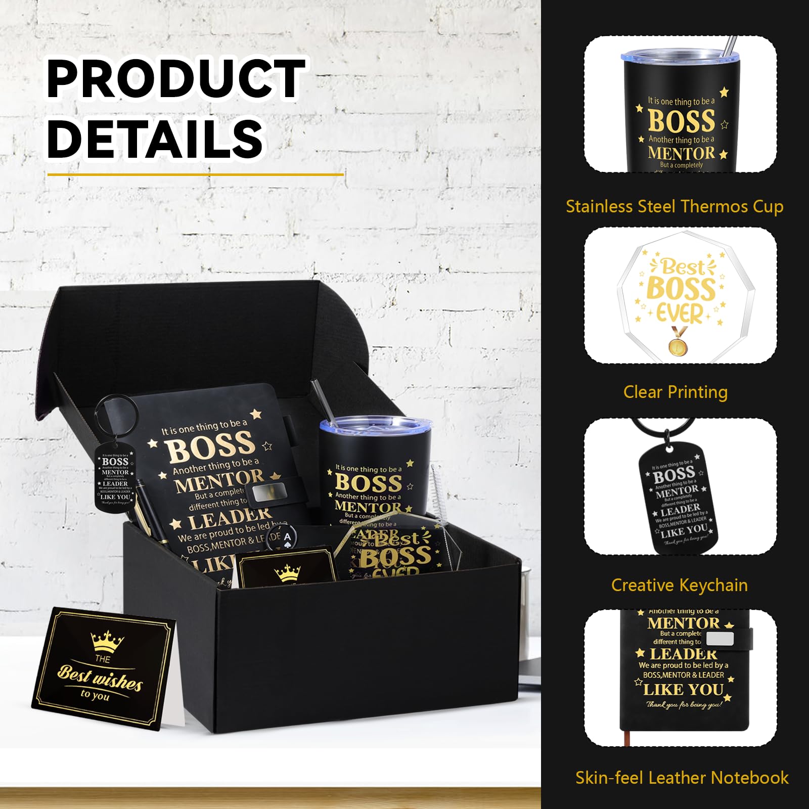 Snapklik.com : VAIPI Bosses Day Gifts For Men, Worlds Best Boss Ever ...