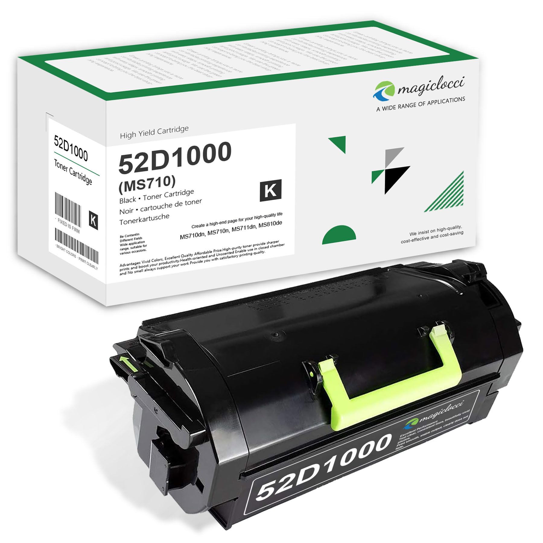 Amazon.com: 52D1000 Toner Cartridge High Yield(1-Pack) Compatible ...