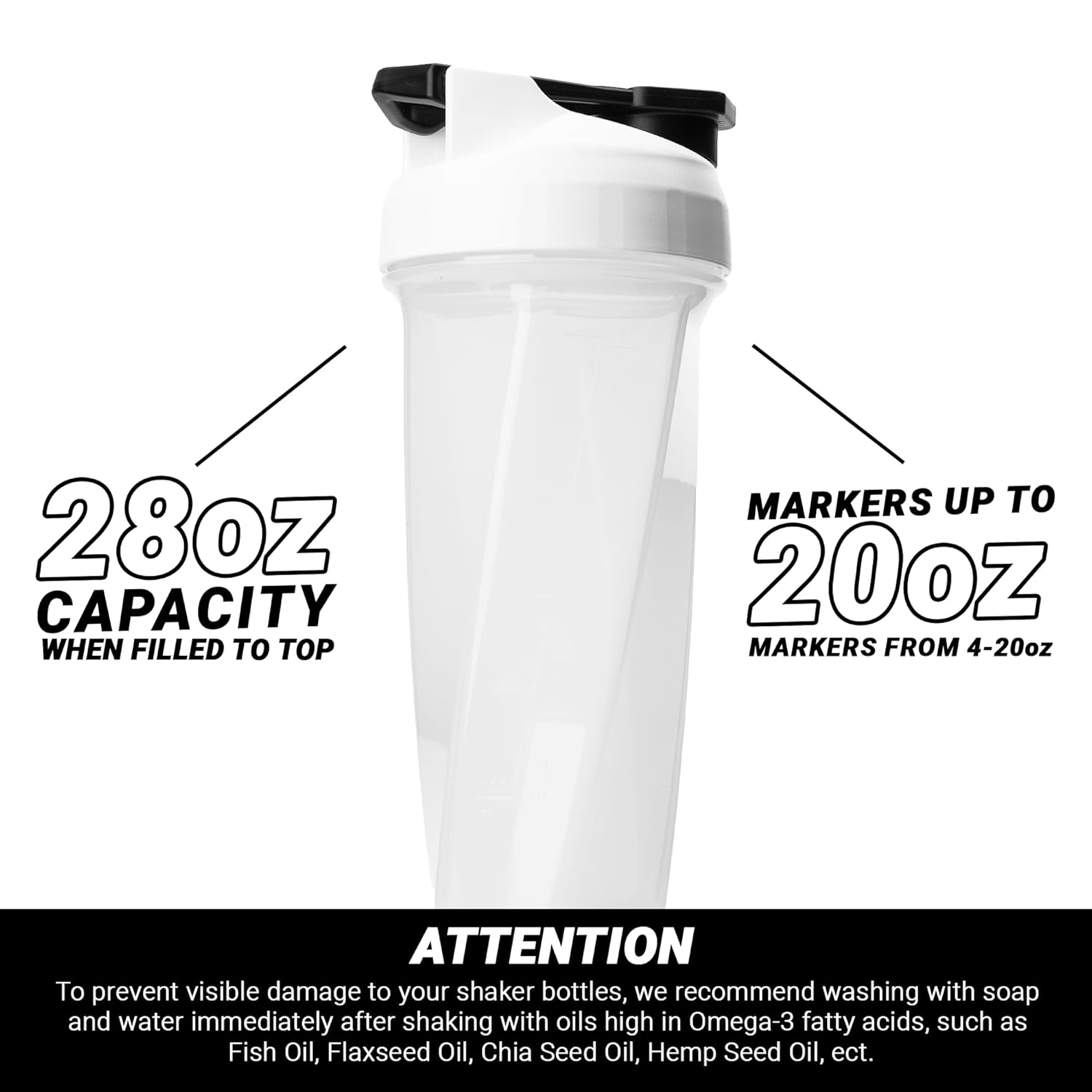 HELIMIX 2.0 Vortex Blender: Garrafa Portátil para Bebidas de Proteína de 793g | Sem Bolinha de ...