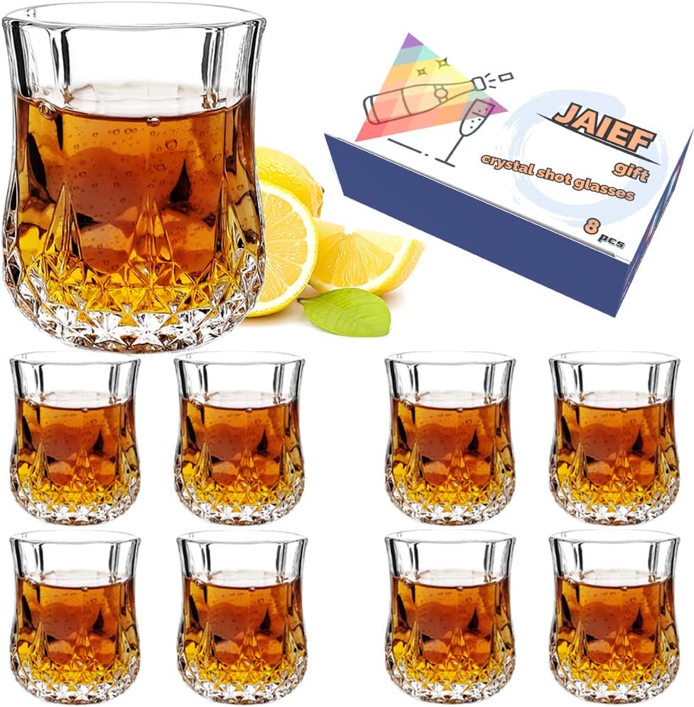 Amazon.com | Godinger Shot Glasses Set, Shot Glass Shooters - Dublin ...