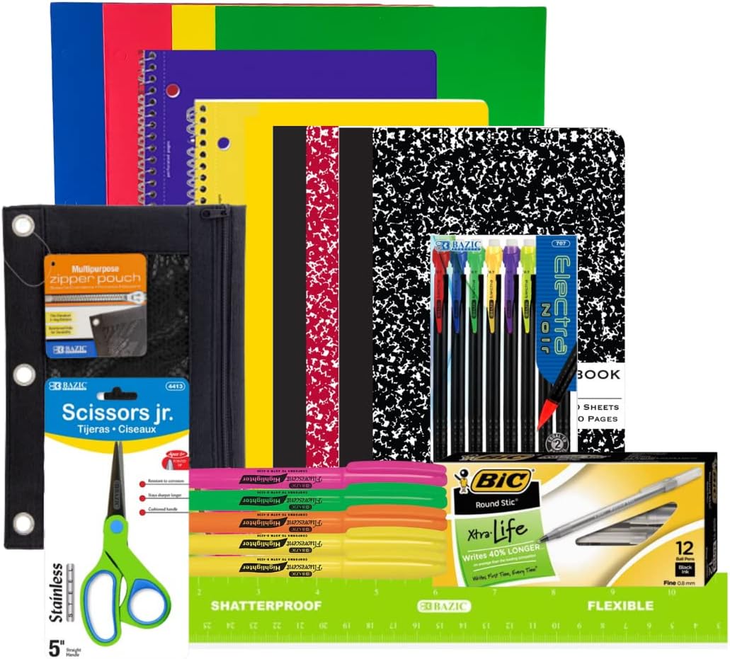 Amazon.com: Back to School Middle School Supply Bundle - Junior High ...