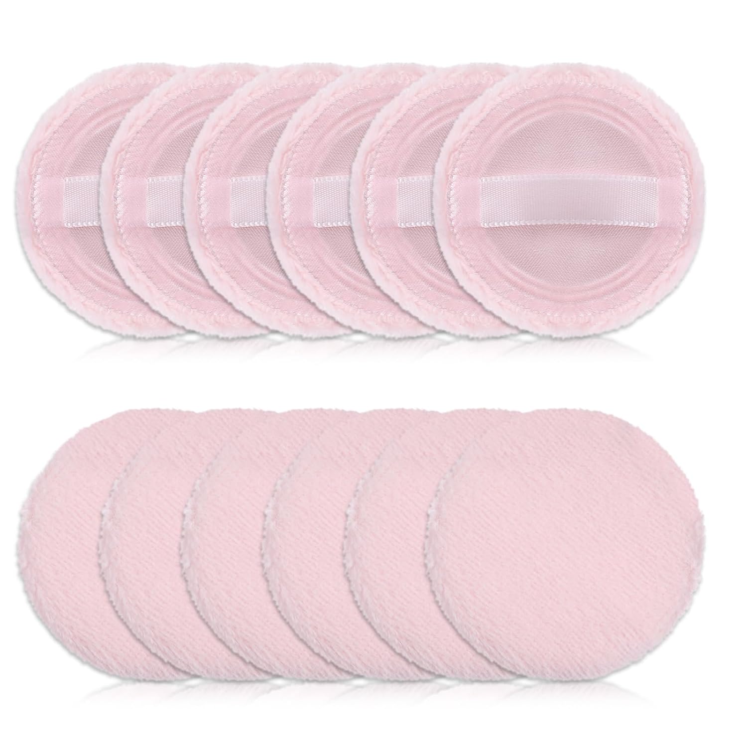 Amazon.com: Round Powder Puff, 12 Pcs 2.36 Inch Makeup Powder Puff Soft ...