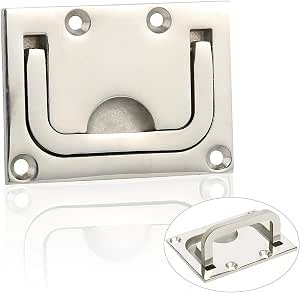 Amazon.com: Boat Cabinet Recessed Hatch Pull Ring Flush Lifting Handle ...