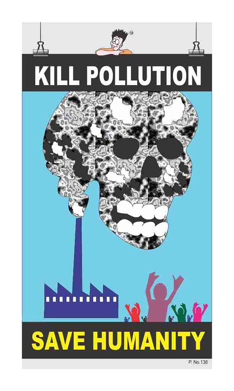 Air Pollution Poster Projects Stop Pollution Ecological Poster Stock