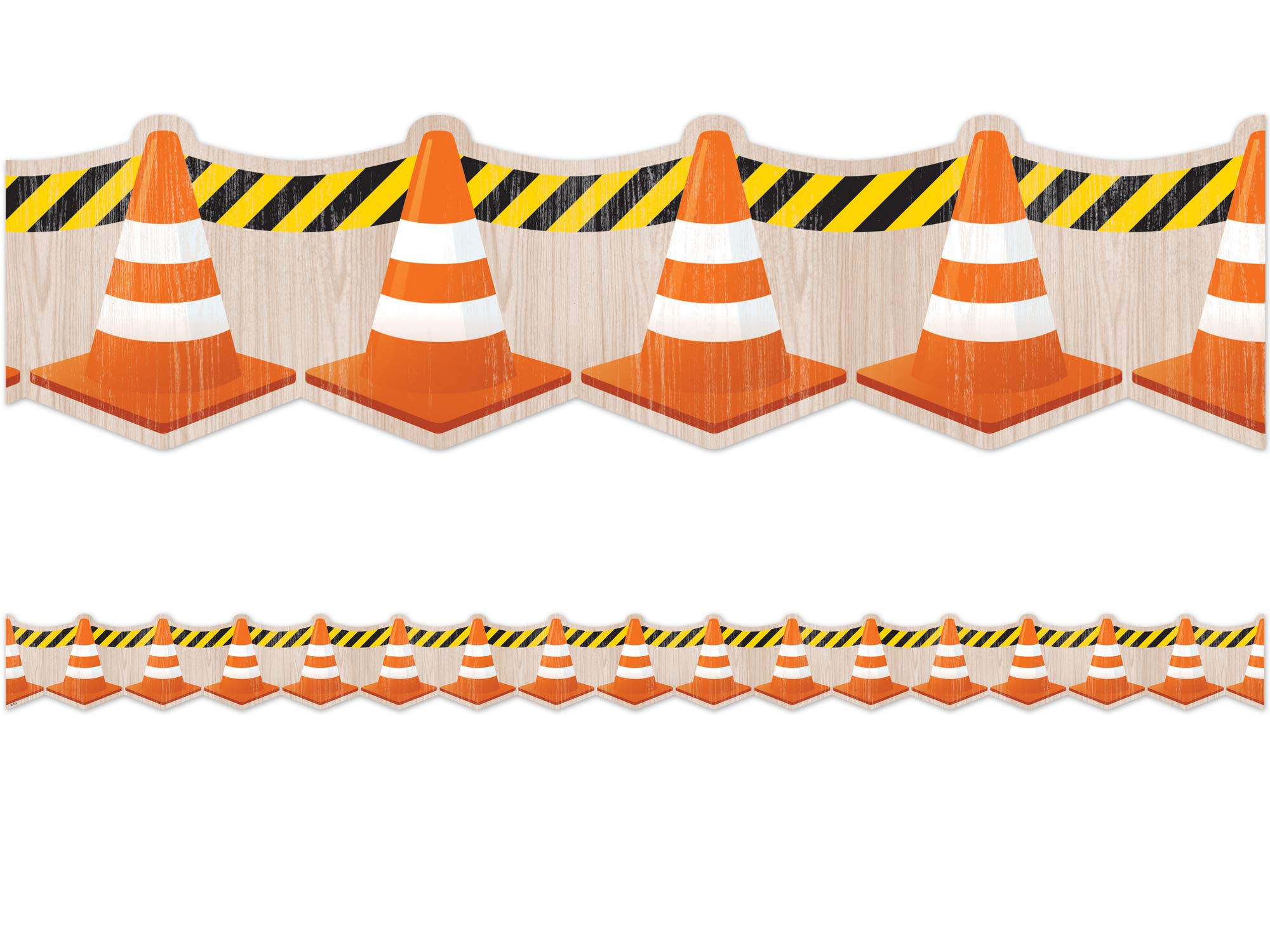 Border Under Construction Cones 35 FEET: Amazon.com: Industrial ...