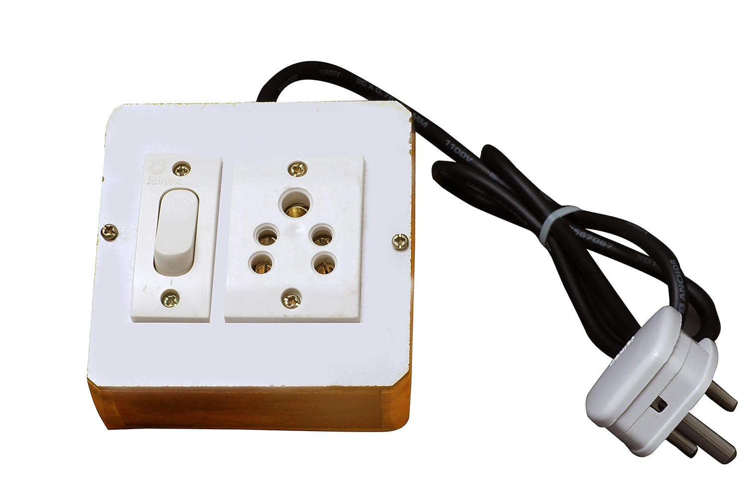 Buy Wooden Extension Board with 1 Socket and Plug (1 Meters) (2 Meters ...