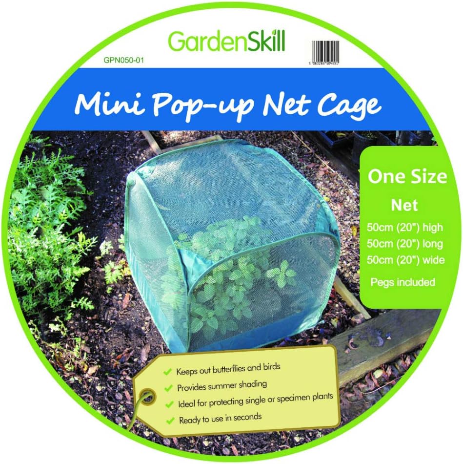 GardenSkill Mini Pop Up Net Fruit Cage - Small Garden Cover Cloche to ...