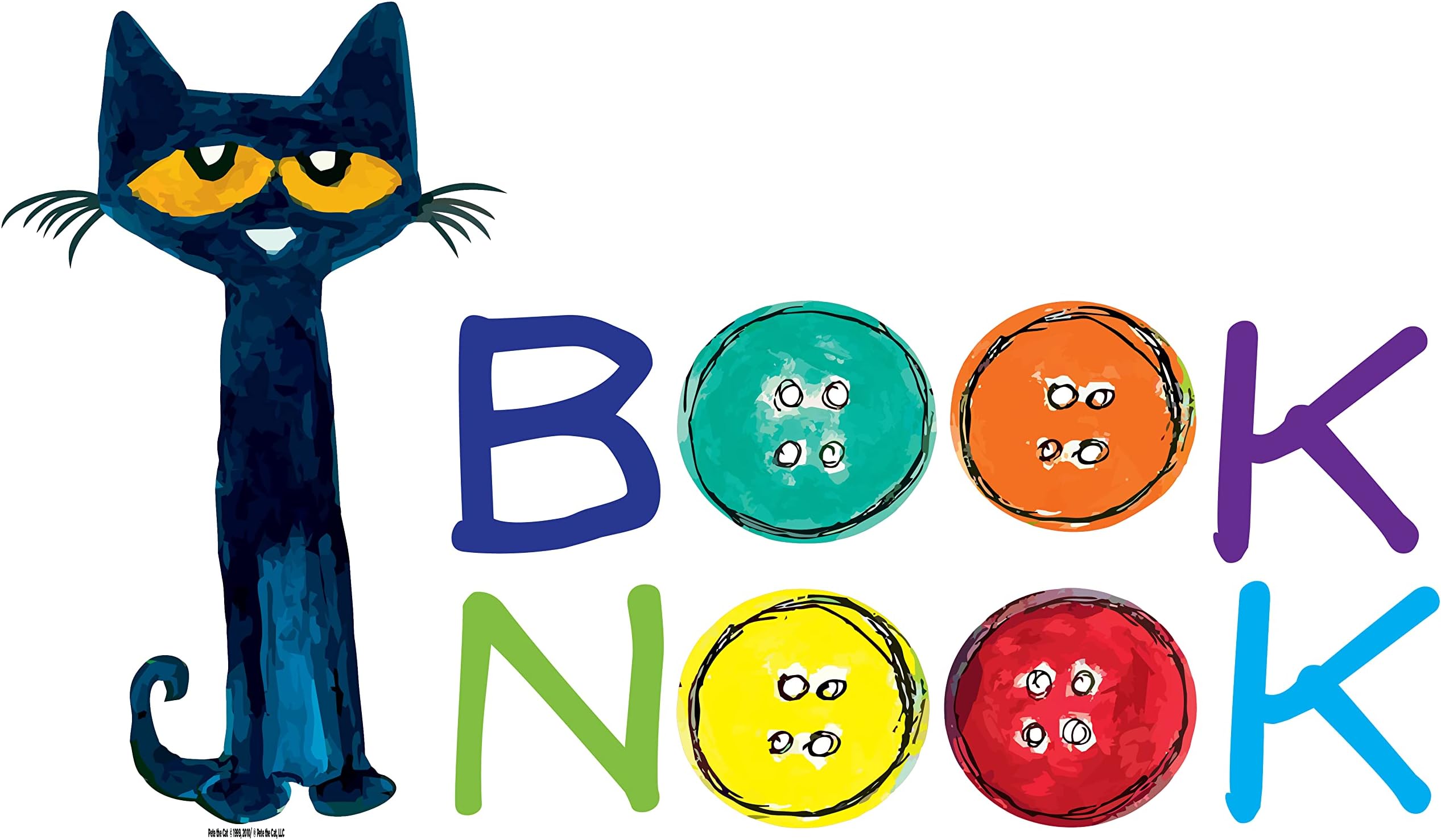 Amazon.com: Pete the Cat Reading Corner Decal – Groovy Book Nook ...