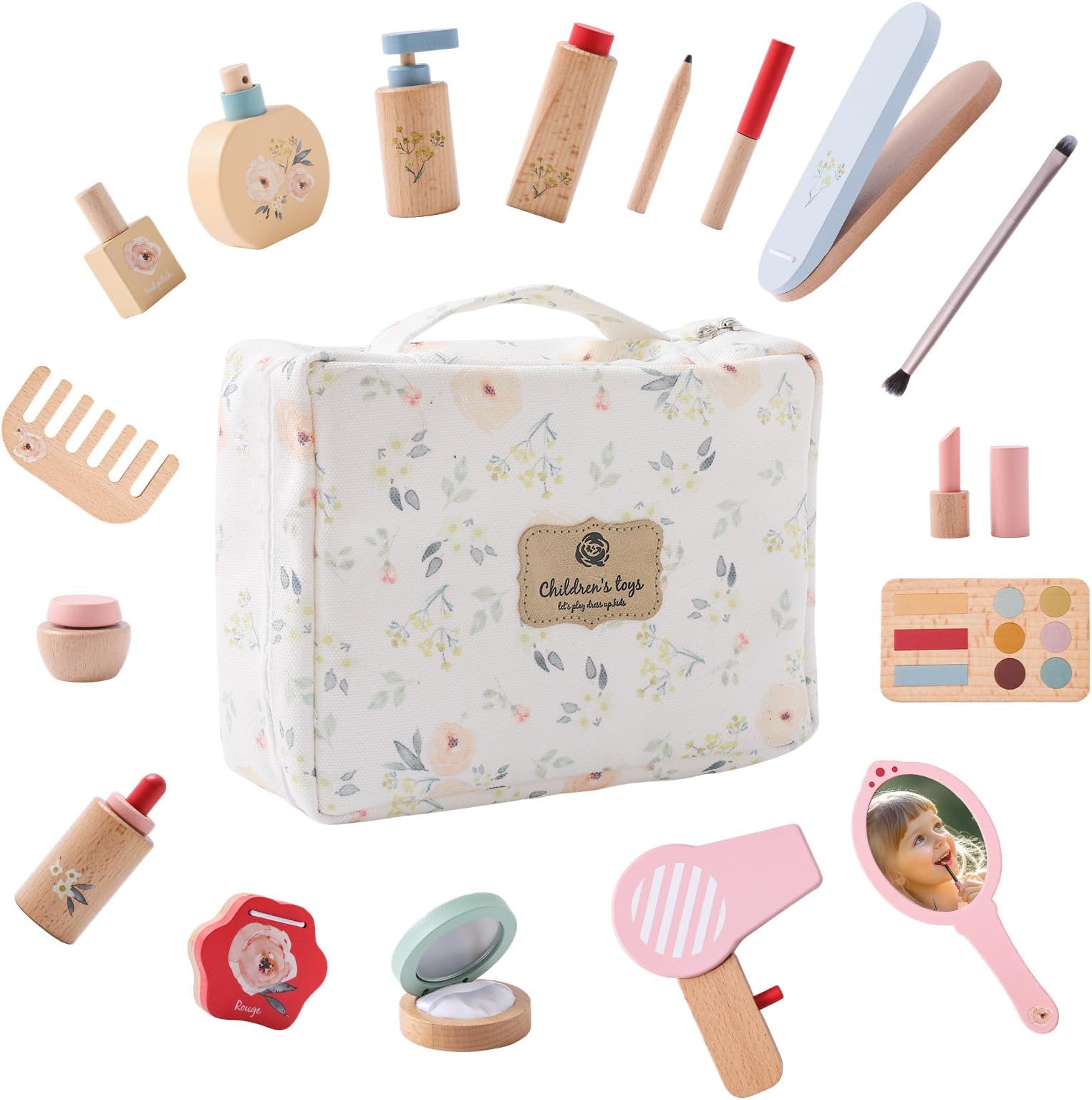 Amazon.com: Litti Pritti Pretend Makeup for Toddlers - 11-Piece Play ...