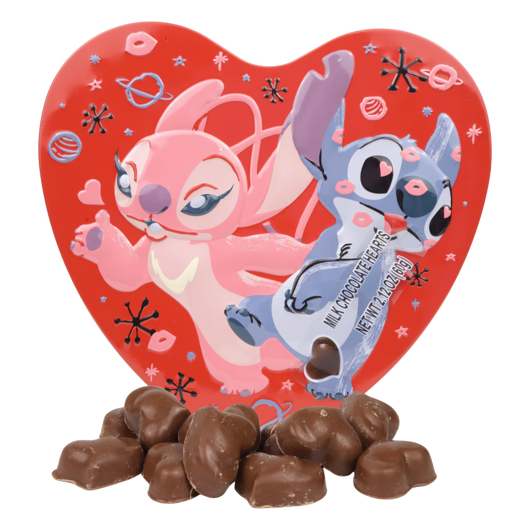 Amazon.com: Lilo and Stitch Valentine’s Day Heart Box, 10 Individually ...