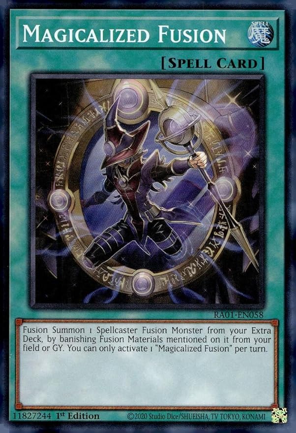 Amazon.com: Magicalized Fusion - RA01-EN058 - Super Rare - 1st Edition ...