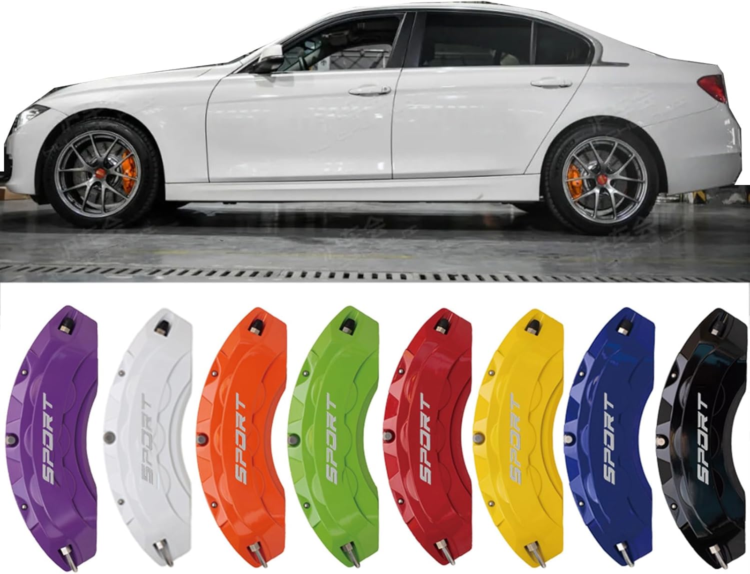 Amazon.com: Car Brake Caliper Covers Compatible for BMW 1 2 3 4 5 6 7 ...