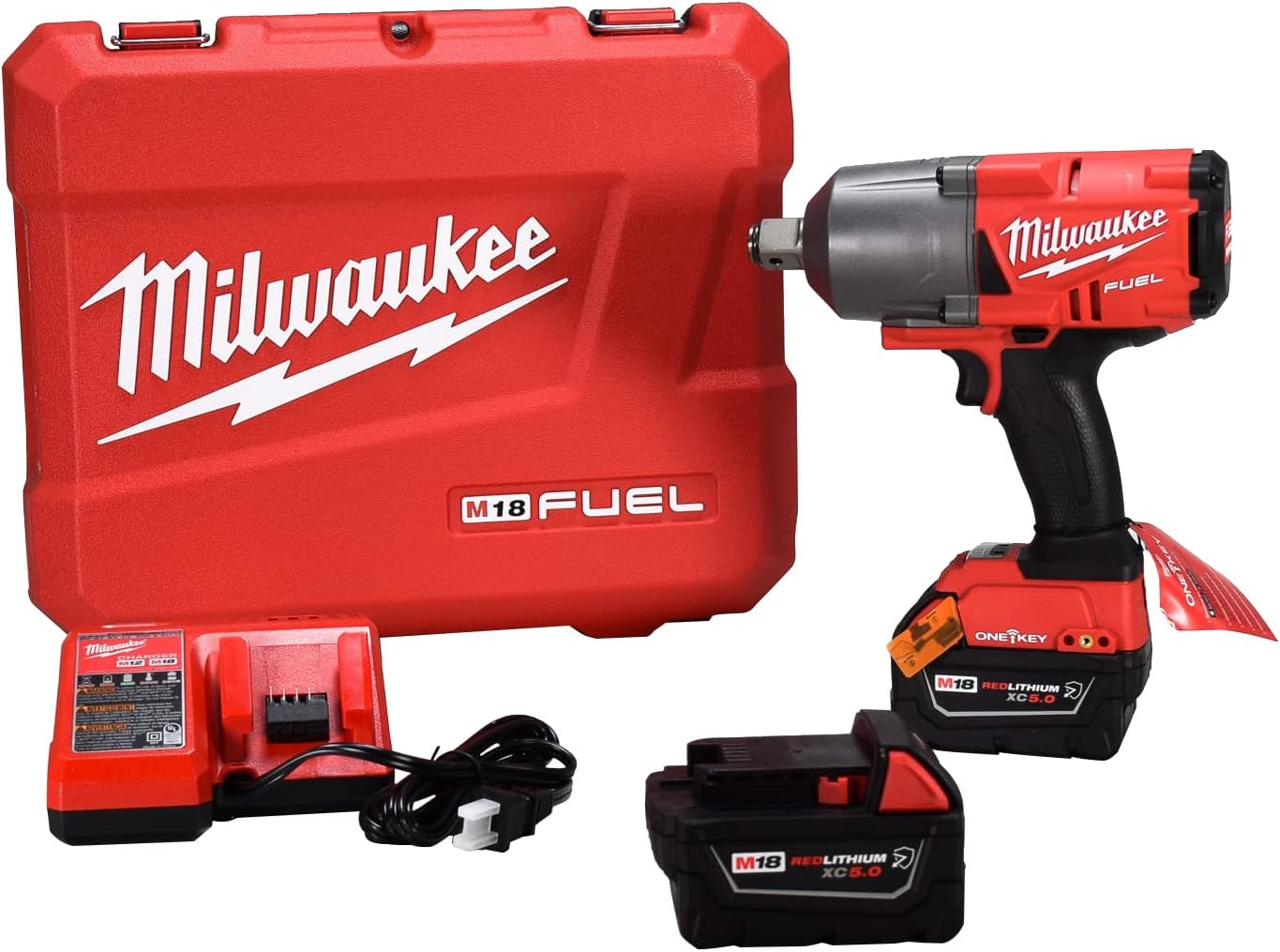 Amazon.com: Milwaukee 2864-22R Llave de impacto de alto par de torsión de 3/4 pulgadas sin ...
