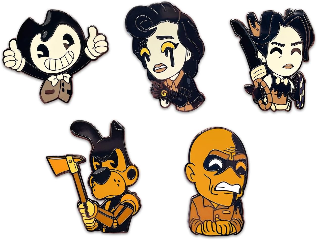 Youtooz - Juego de pines Bendy con licencia oficial Bendy and the Dark ...