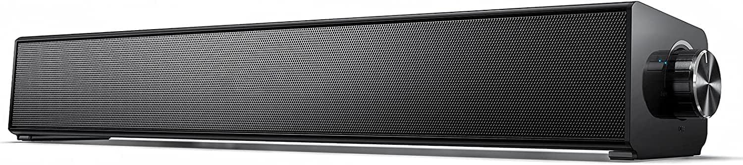 Amazon.com: Computer Speakers for Desktop SoundBar: 110dB Stereo Wired ...