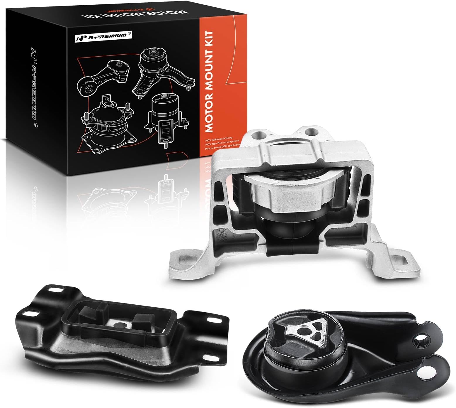 Amazon.com: A-Premium 3PCS Engine Motor Mount and Transmission Mount ...