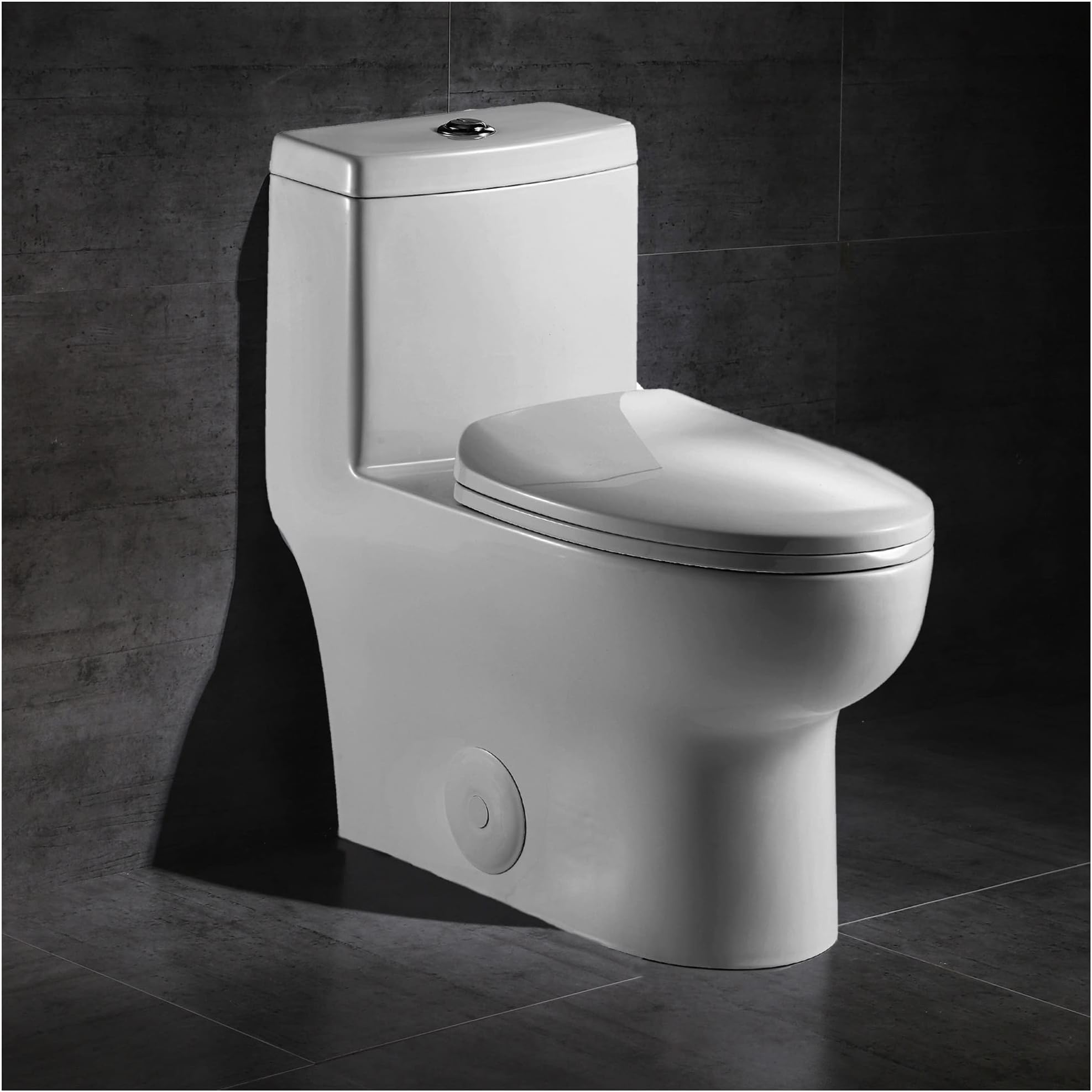 Toto TCU102#01 One-Piece Toilet, Cotton White - Amazon.com