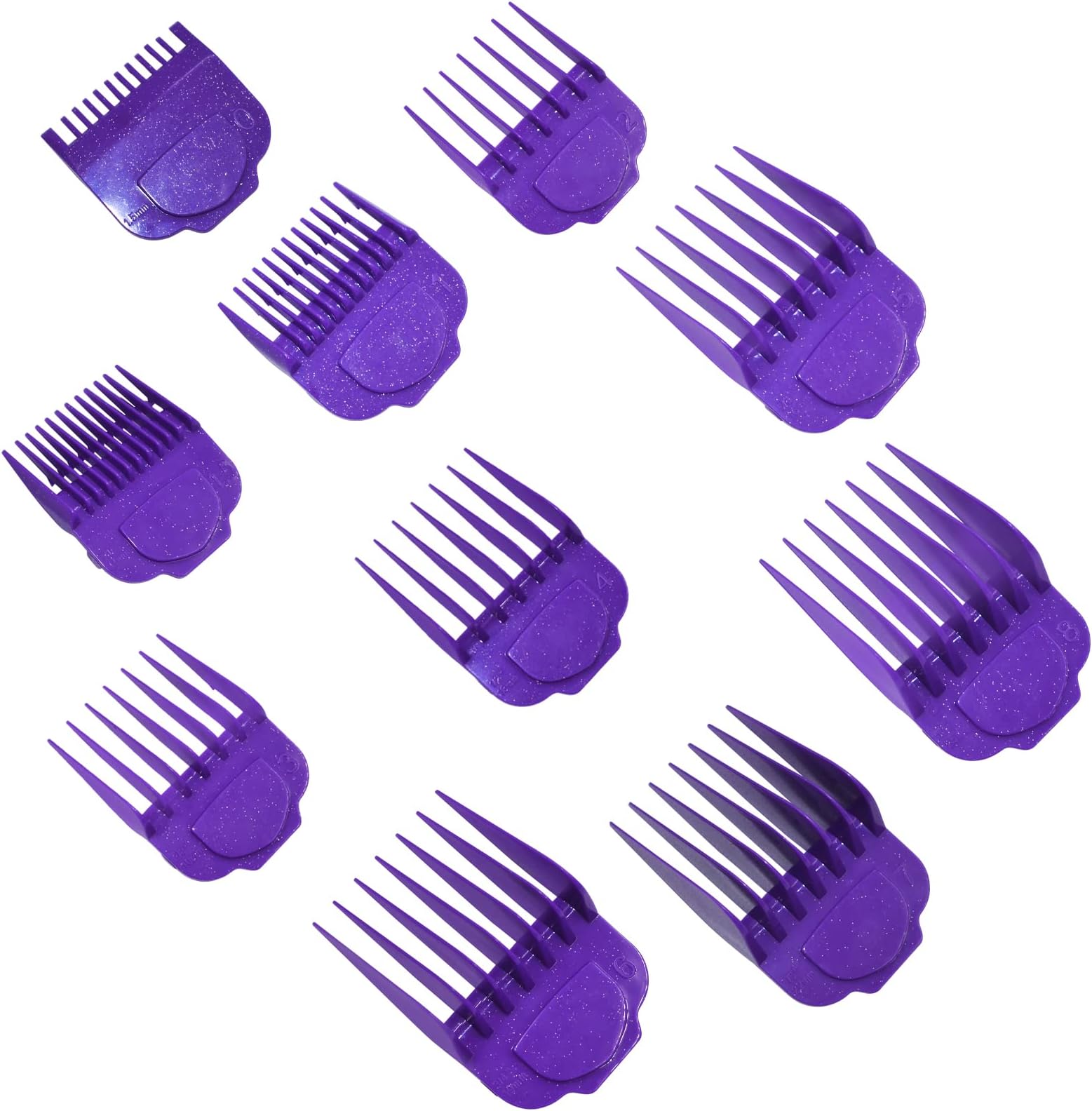 Amazon.com: Magnetic Clipper Guards Guide Comb 10pcs Set Compatible ...
