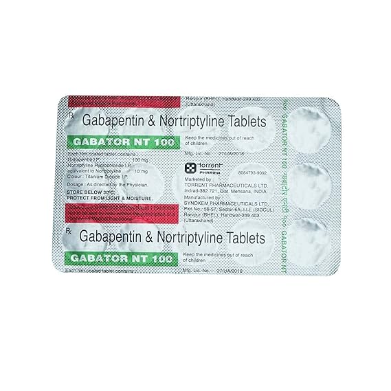 Gabator NT 100 Tablet 15's : Amazon.in: Fashion