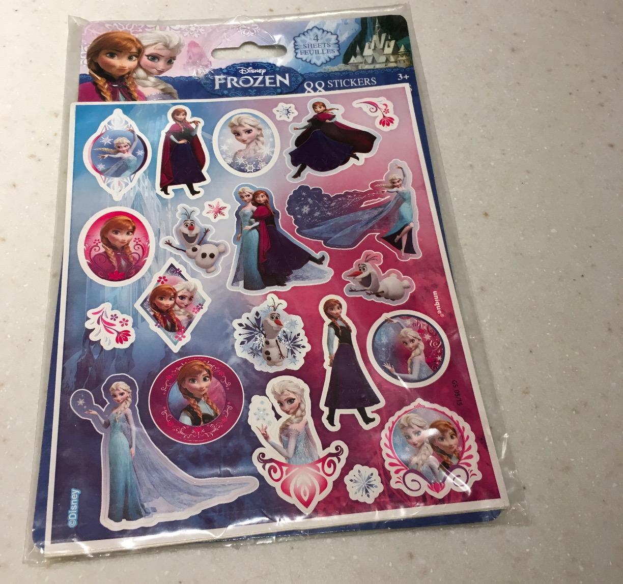 Amazon.com: Disney Frozen Sticker Sheets, 4ct : Home & Kitchen