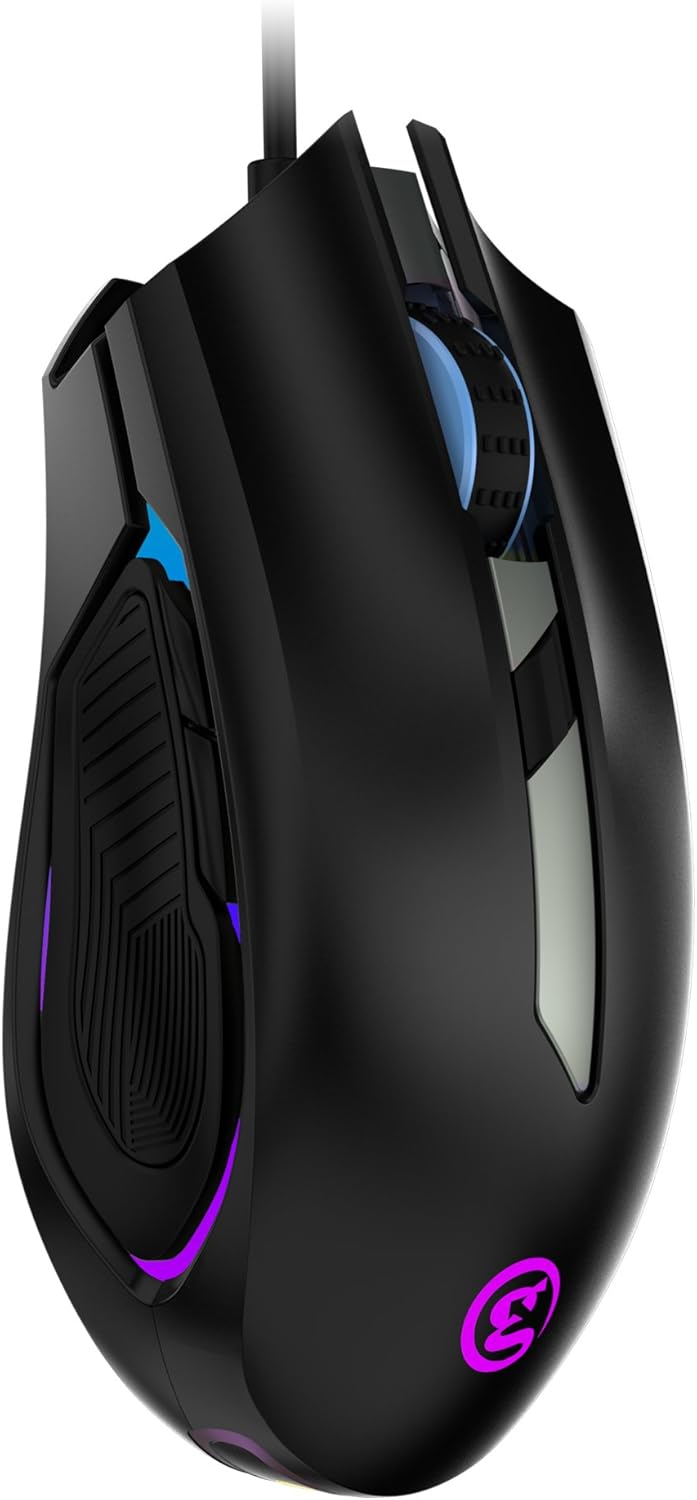 Amazon.com: GameSir GM100 Gaming Mouse Wired Ergonomic Game USB ...