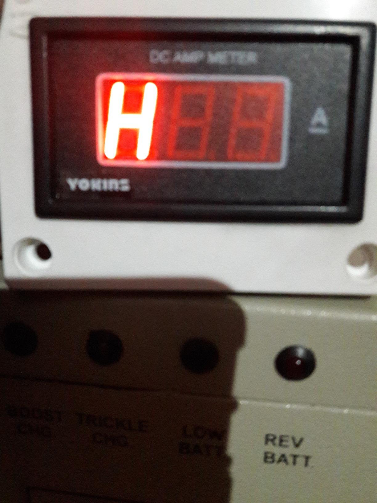 Digital Display DC Ampere meter 0-100A/75mV DC (Powered by 9V ACC/DC ...