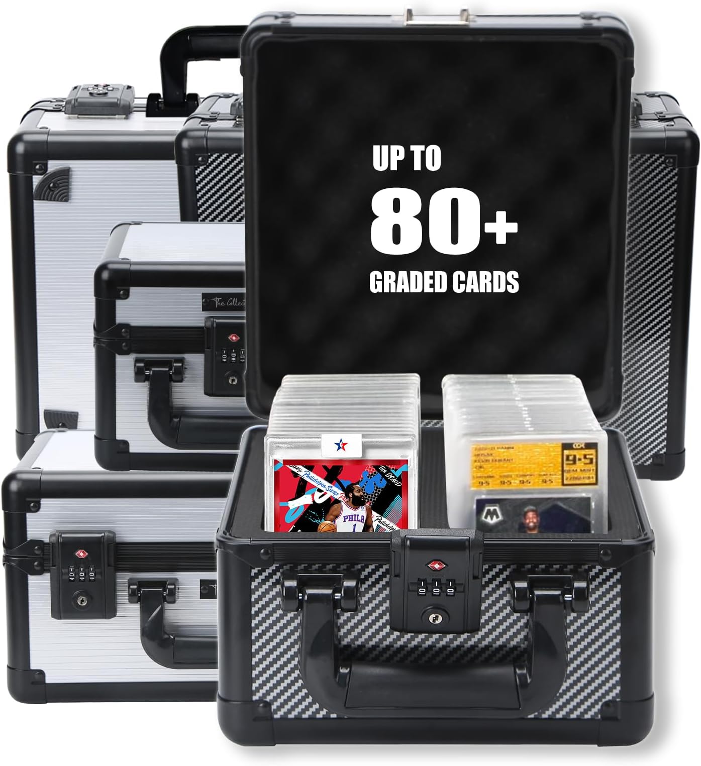 Amazon.com: WENISIMO Trading Card Storage Box - Graded Cards Holder ...