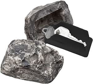 Fake Rock Key Hider – Waterproof Outdoor Hidden Key Holder for Car ...