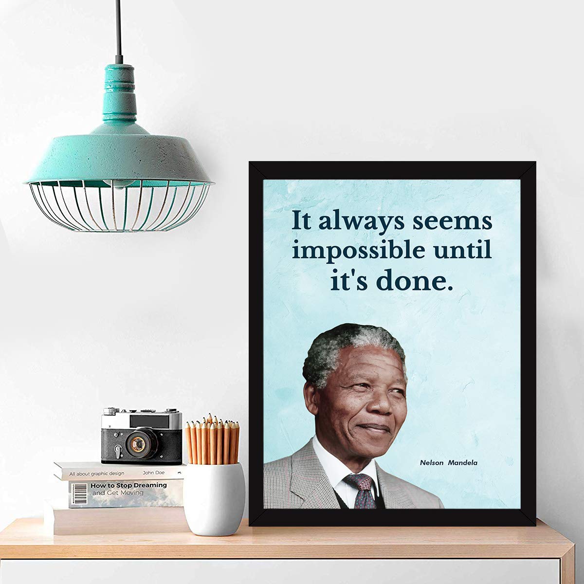 Buy Chaka Chaundh - Nelson Mandela Frame - Motivational quotes frames ...