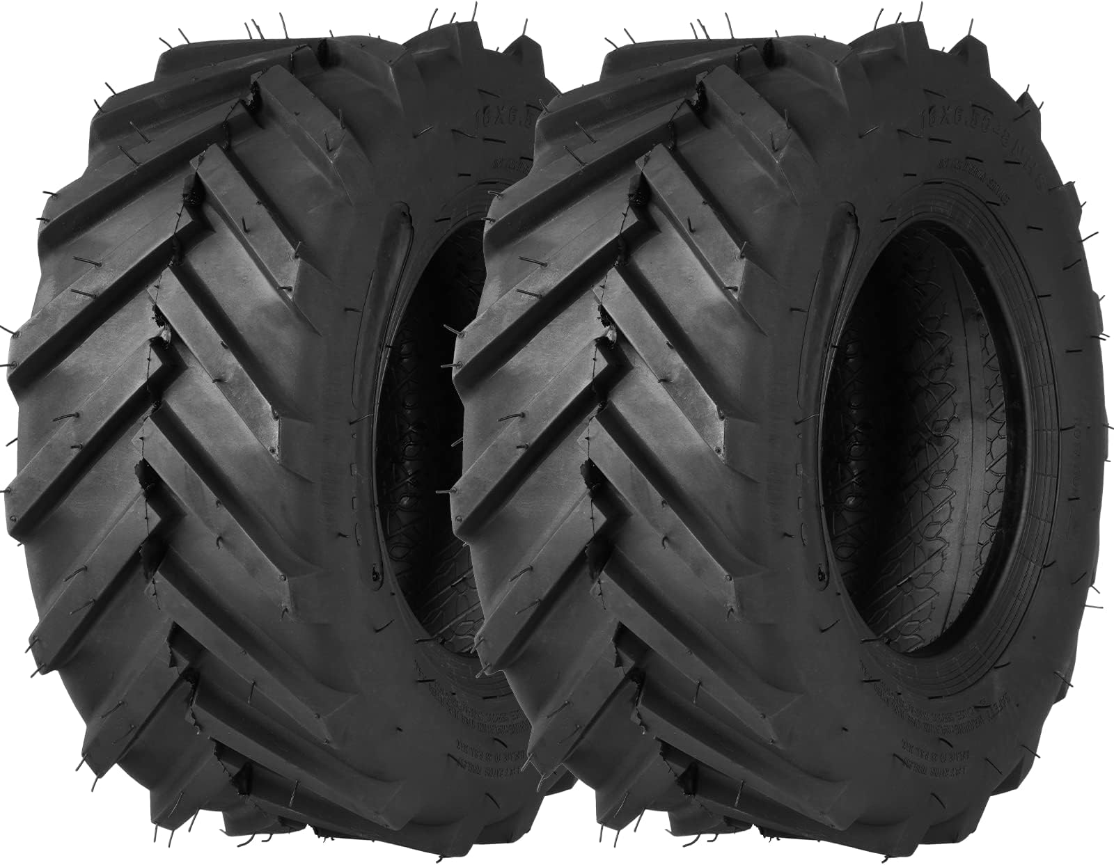 Amazon.com: 16x6.50-8 Pneumatic 2pr Tubeless Tire Fits Riding Mowers ...